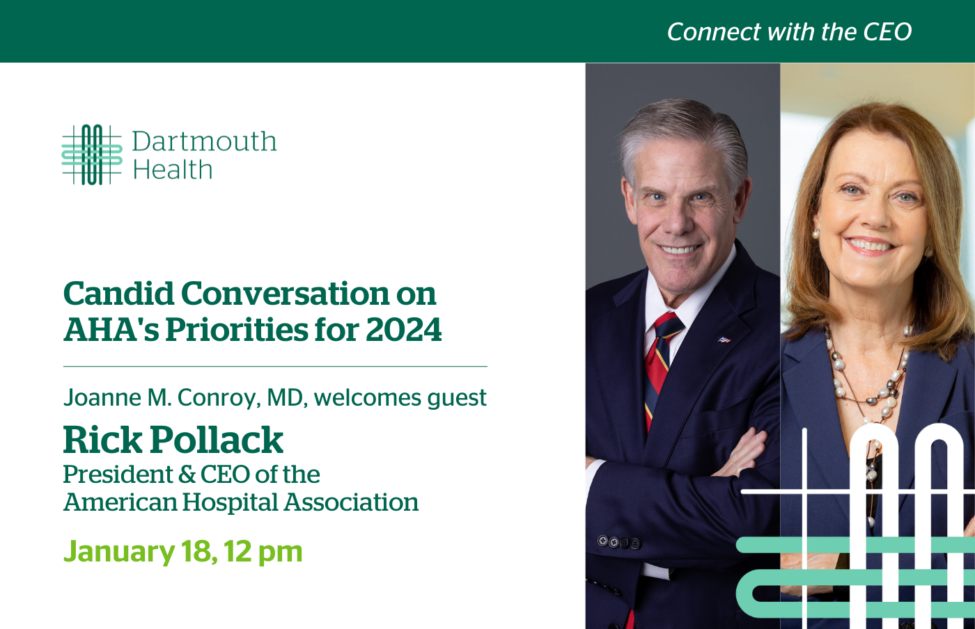 Dartmouth Health’s CEO and president joined by American Hospital ...