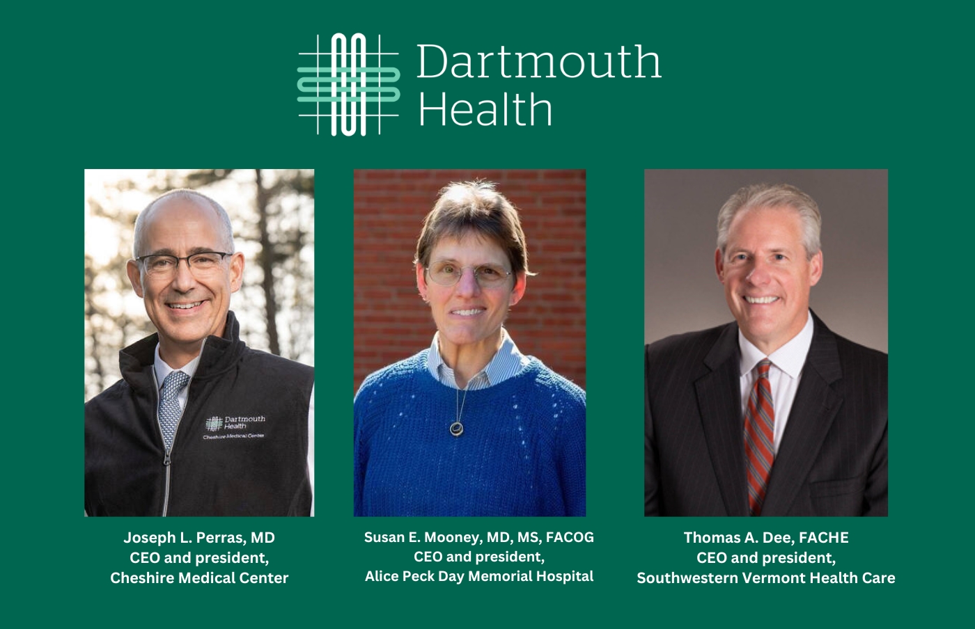 Dartmouth Health Member CEOs Recognized in National Ranking of Top ...