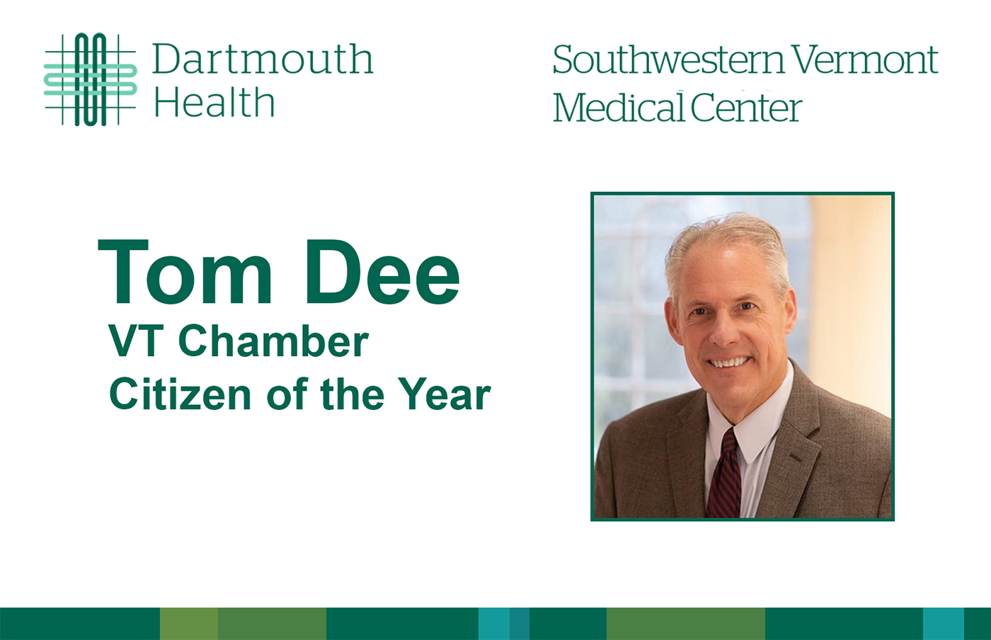 Tom Dee selected as the 2024 Citizen of the Year | News | Dartmouth Health
