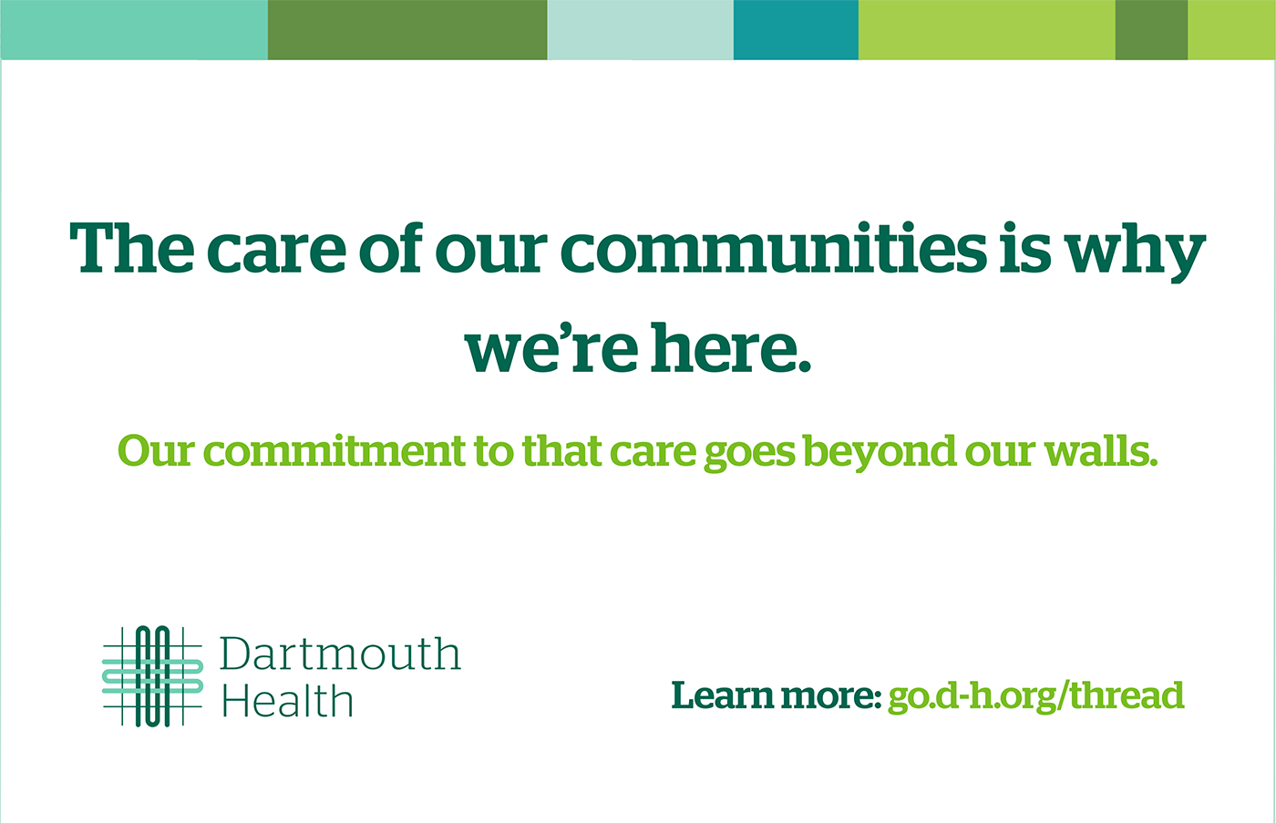 Dartmouth Health launches The Thread healthcare information campaign ...